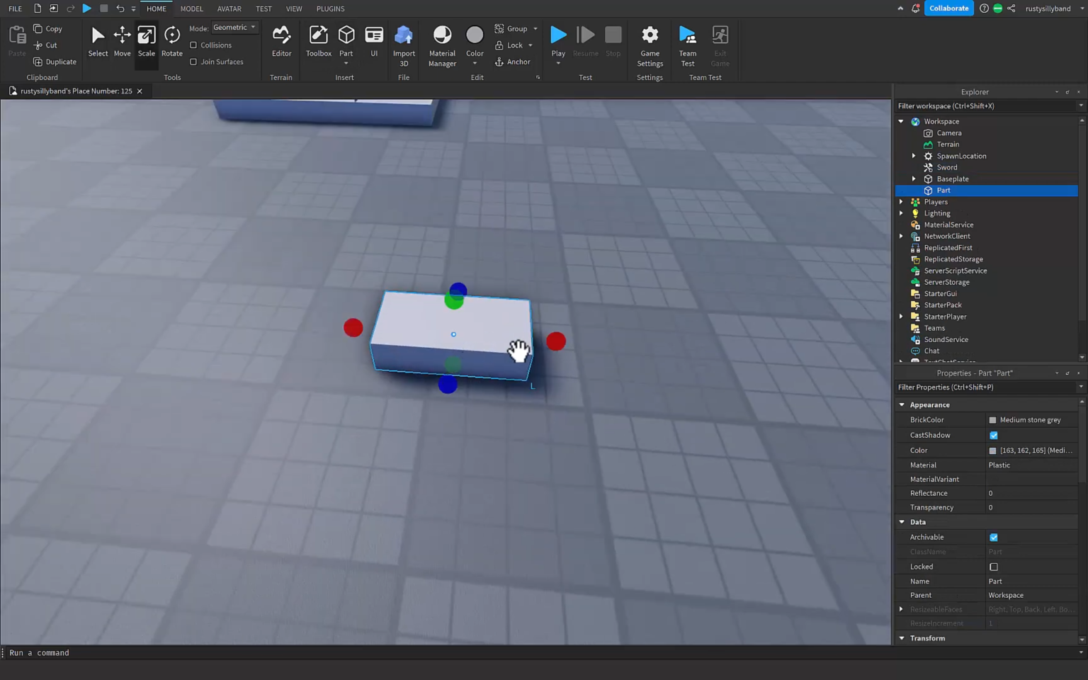 Tutorial: How to MAKE a Sword in Roblox Studio - 3D Print & Custom ...