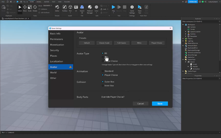 Tutorial: How to MAKE a Sword in Roblox Studio - 3D Print & Custom ...