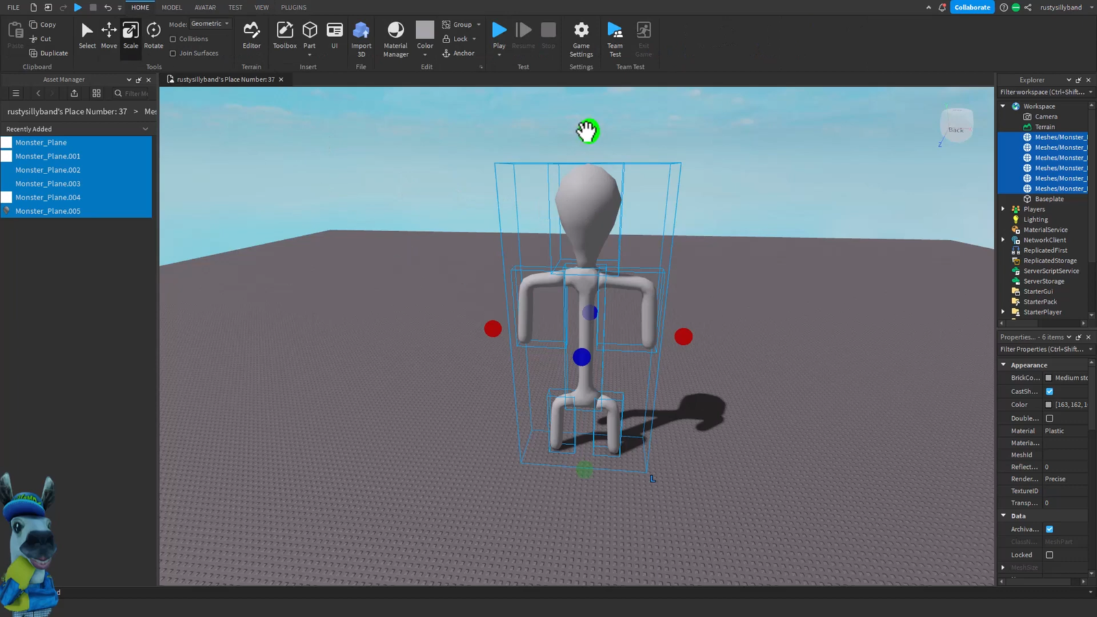 Step-by-Step Guide to Create and Rig a Custom Monster in Roblox Studio
