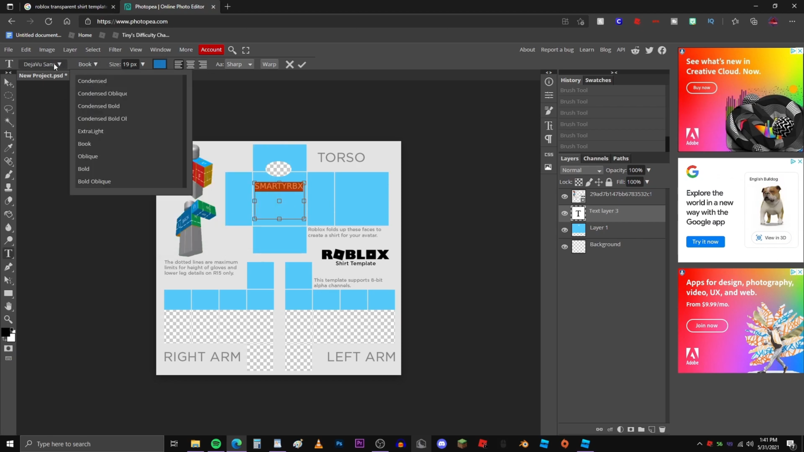 The Ultimate Guide to Creating Your Own Shirt on Roblox - 3D Print ...