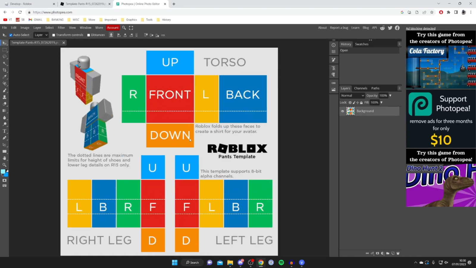 How To Make Pants In Roblox - Full Guide - 3D Print & Custom Roblox ...