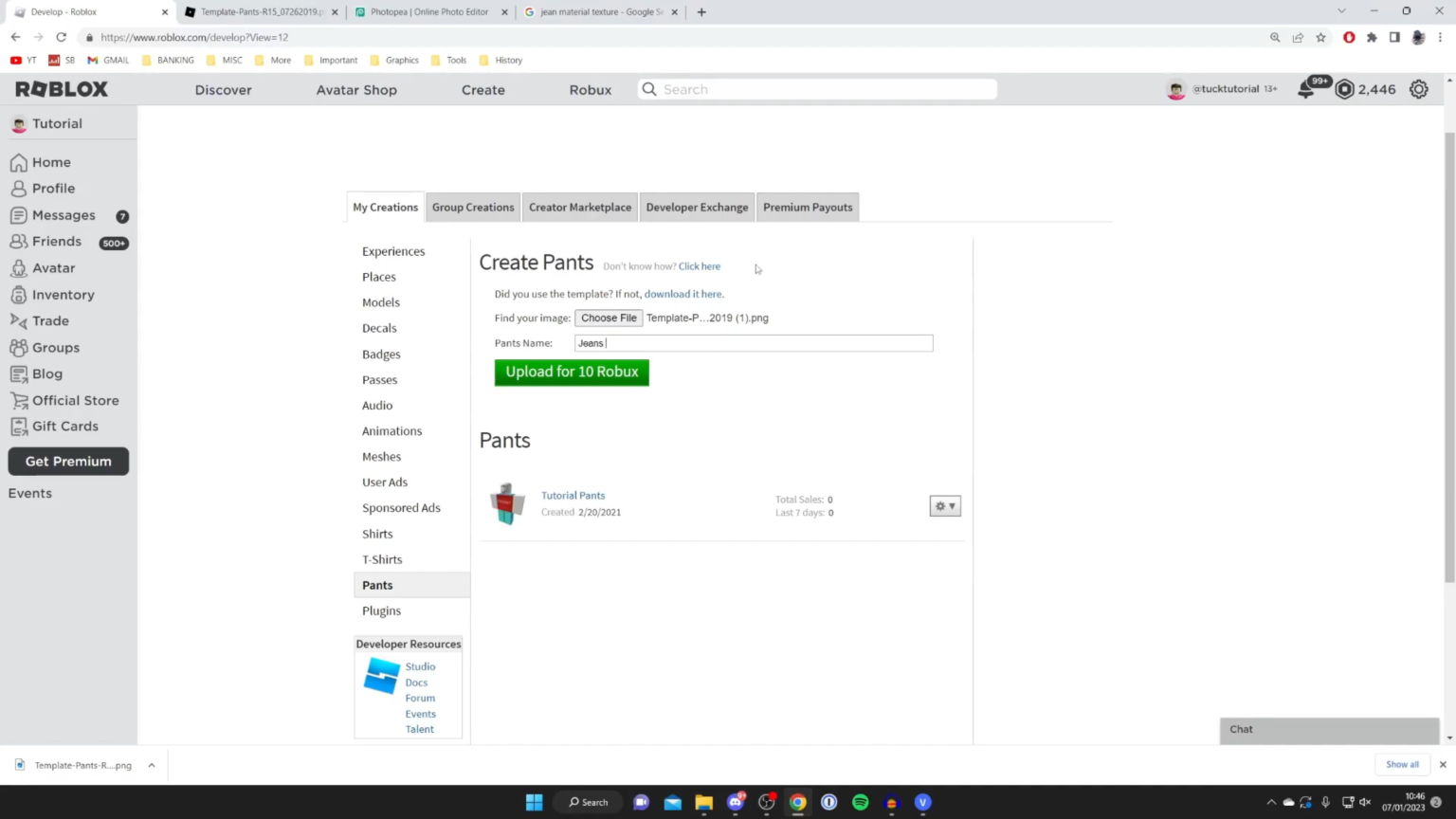 How To Make Pants In Roblox - Full Guide - 3D Print & Custom Roblox ...